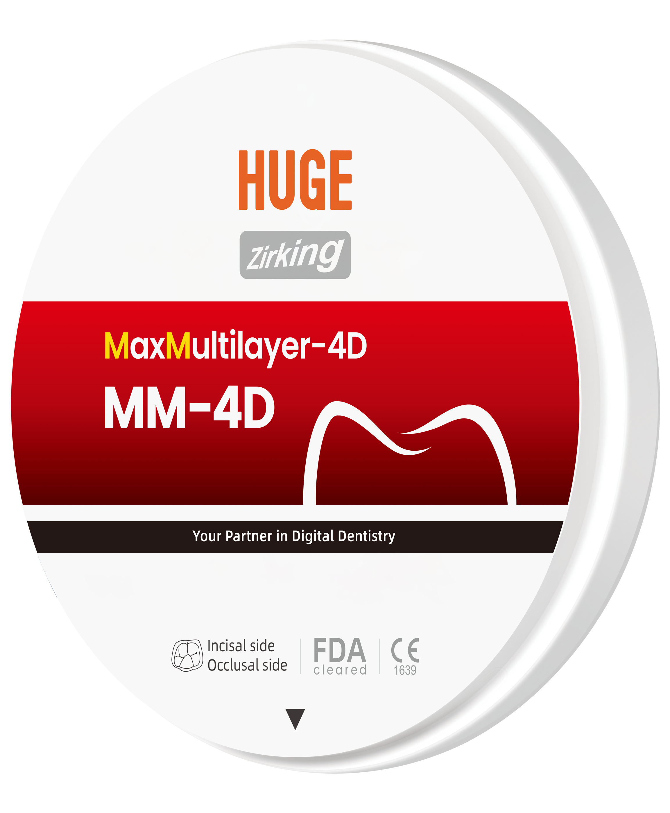 Prime Max Multilayer (MM-4D) Zirconia Block — HUGE Dental