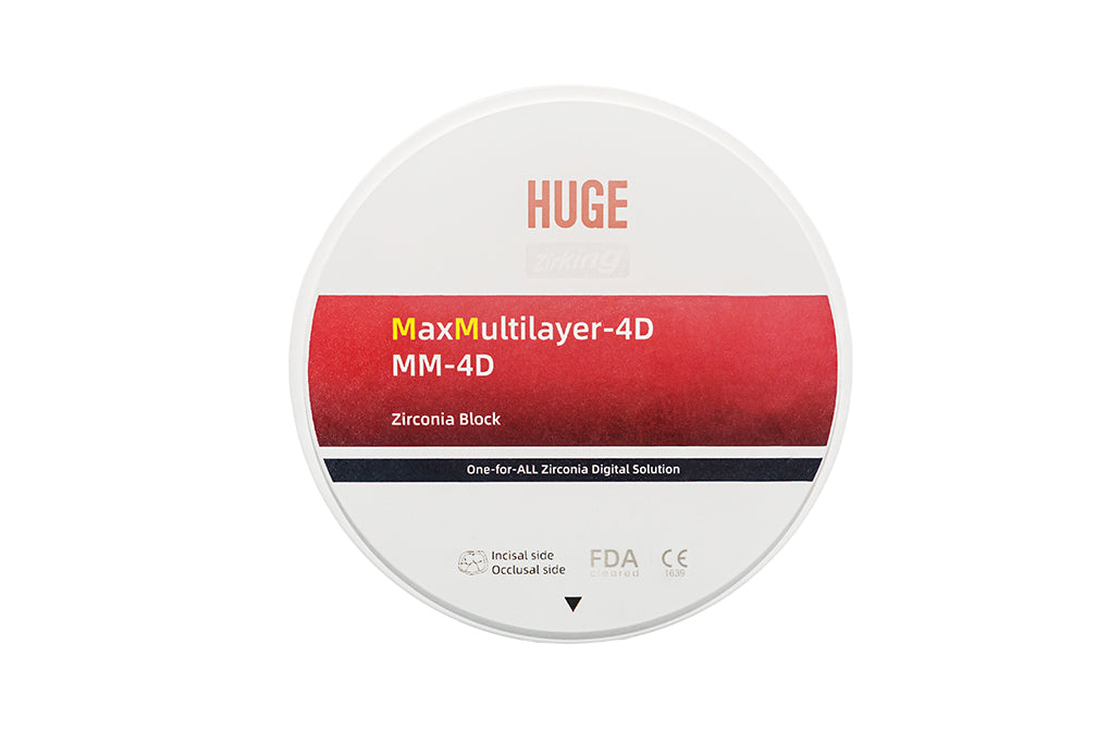 Prime Max Multilayer (MM-4D) Zirconia Block — HUGE Dental